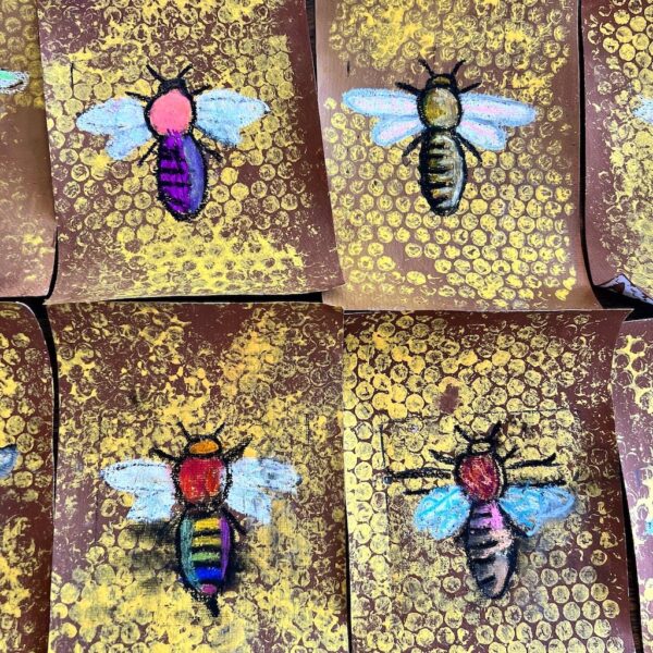 Bee-utiful Art: Learning All About Bees - Homeschool Homestead