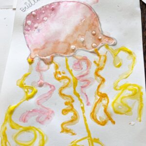 Jellyfish Art - Homeschool Homestead