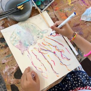 Jellyfish Art - Homeschool Homestead