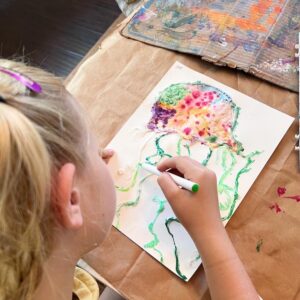 Jellyfish Art - Homeschool Homestead