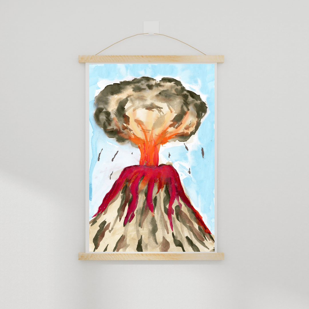 Volcano Printable - Homeschool Homestead